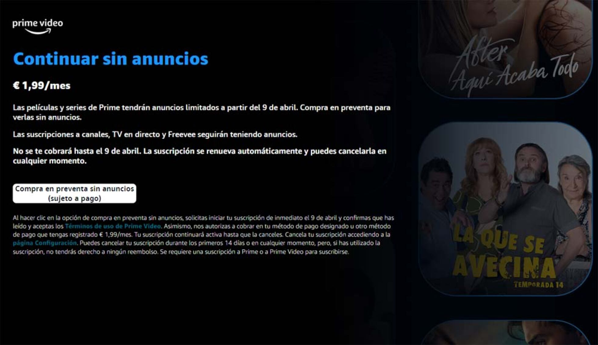 Llegó la hora: esta es la fecha de llegada de los anuncios a Prime ...