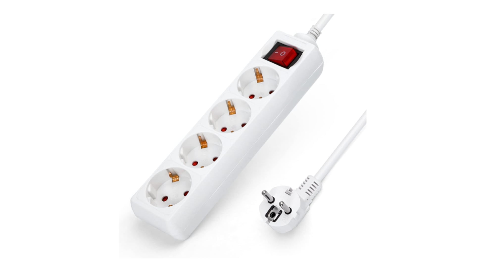 Cuatro alargadores eléctricos muy prácticos, con varios enchufes y ...