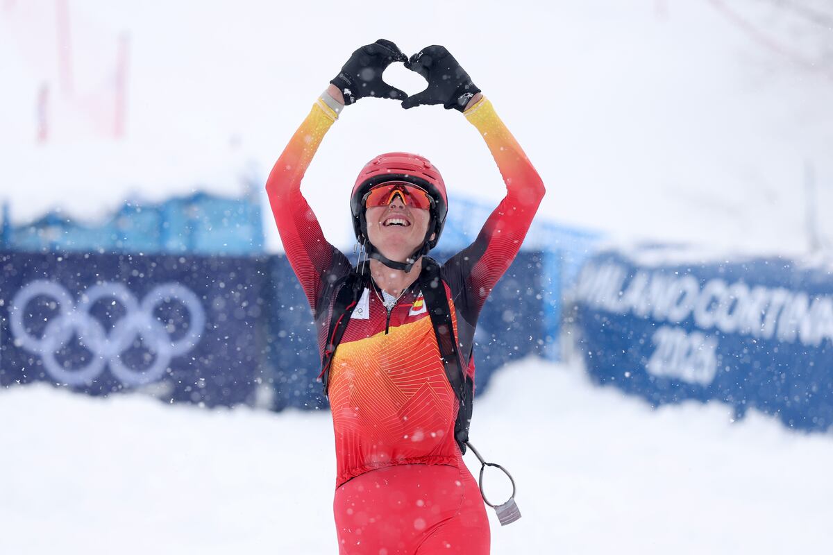 El bronce de Ana Alonso en la final del esprint de skimo de los Juegos ...