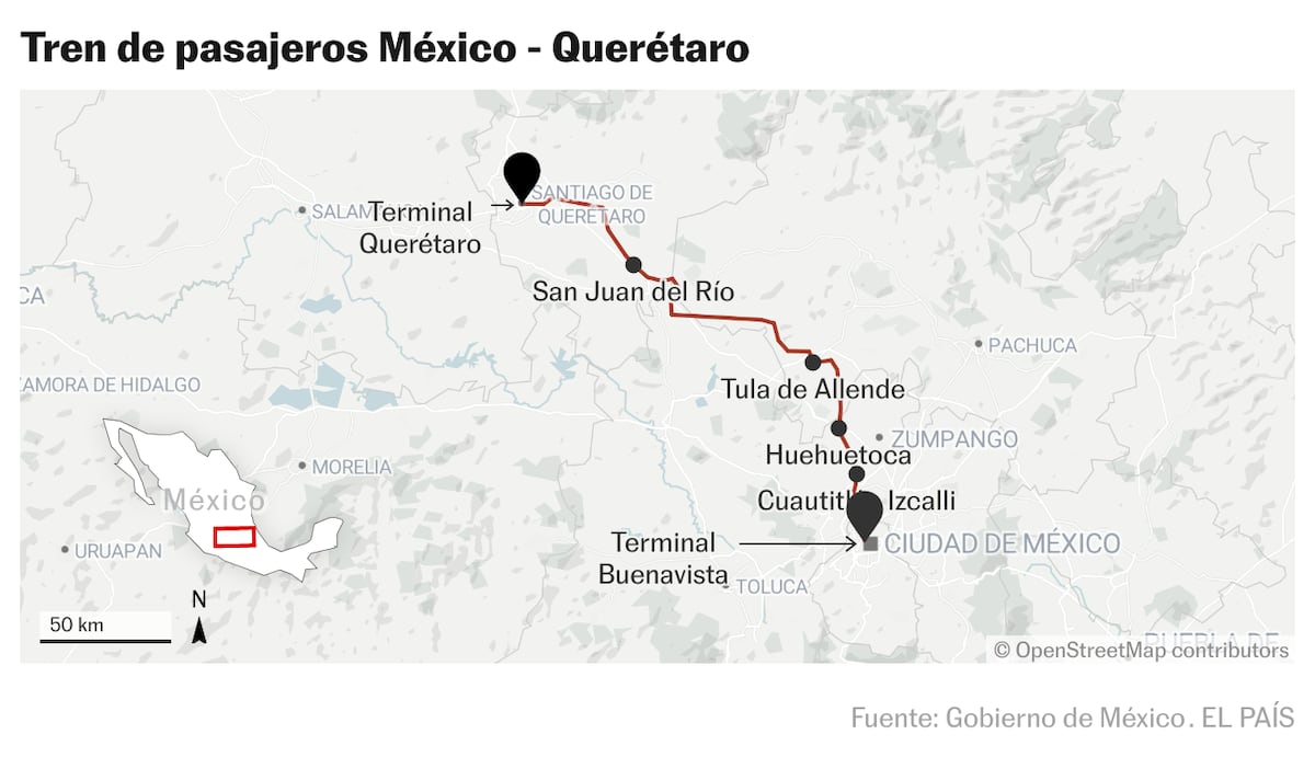 Tren México-Querétaro: estaciones, mapa del recorrido y lo que hay que ...