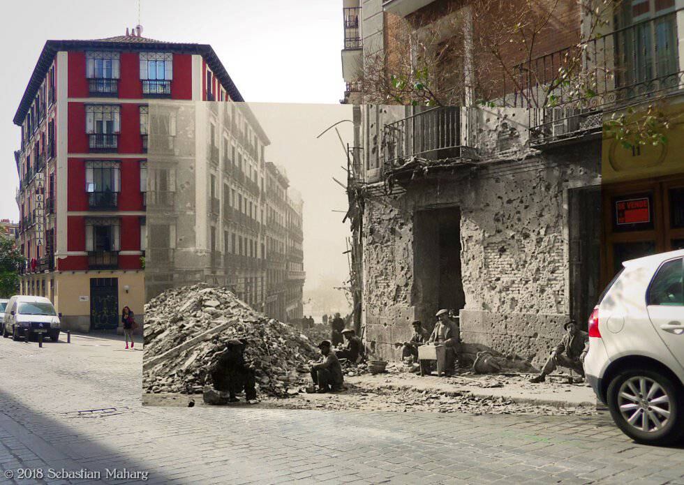 Spanish Civil War: Fitting Civil War photos into images of modern-day ...