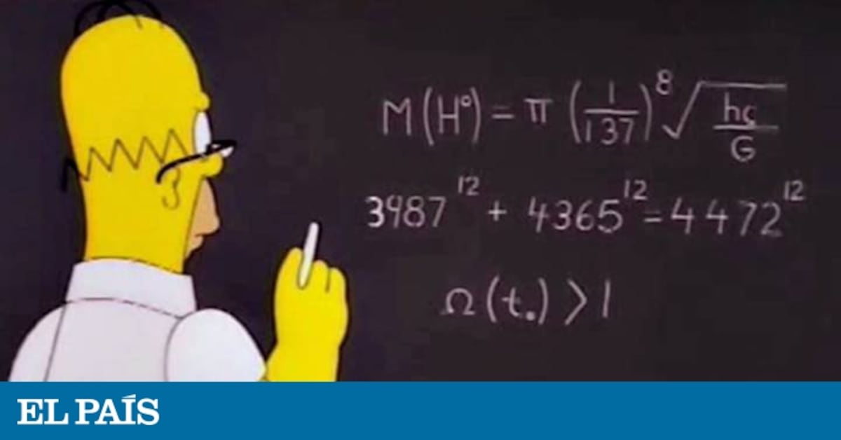 Los 10 mejores momentos matemáticos de ‘Los Simpson’ | Ciencia | EL PAÍS
