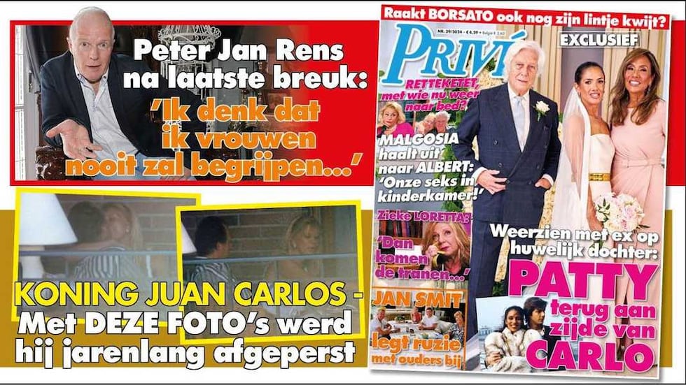 Privé: Una revista neerlandesa publica unas fotografías inéditas de Juan Carlos I besándose con ...