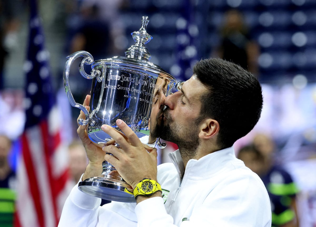 US Open 2023: Novak Djokovic wins his record 24th Grand Slam title by beating Daniil Medvedev ...