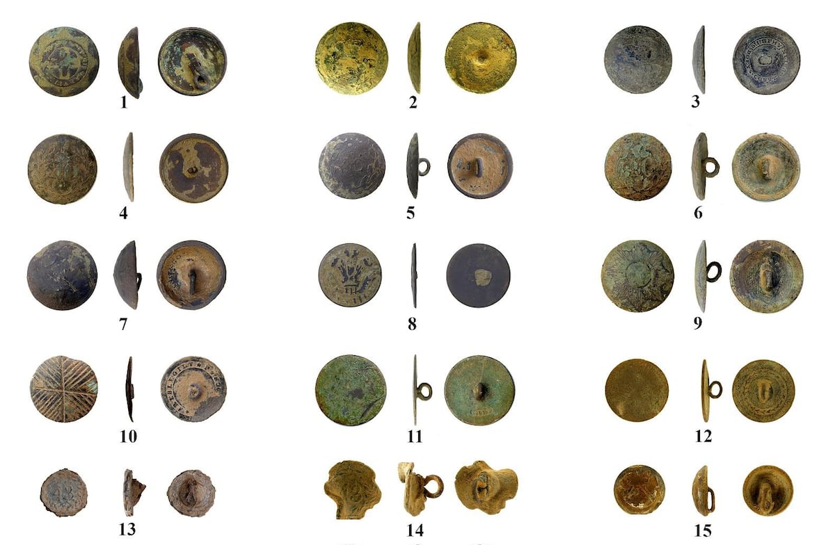 Three hundred years of war stories as told by lost buttons | Culture ...