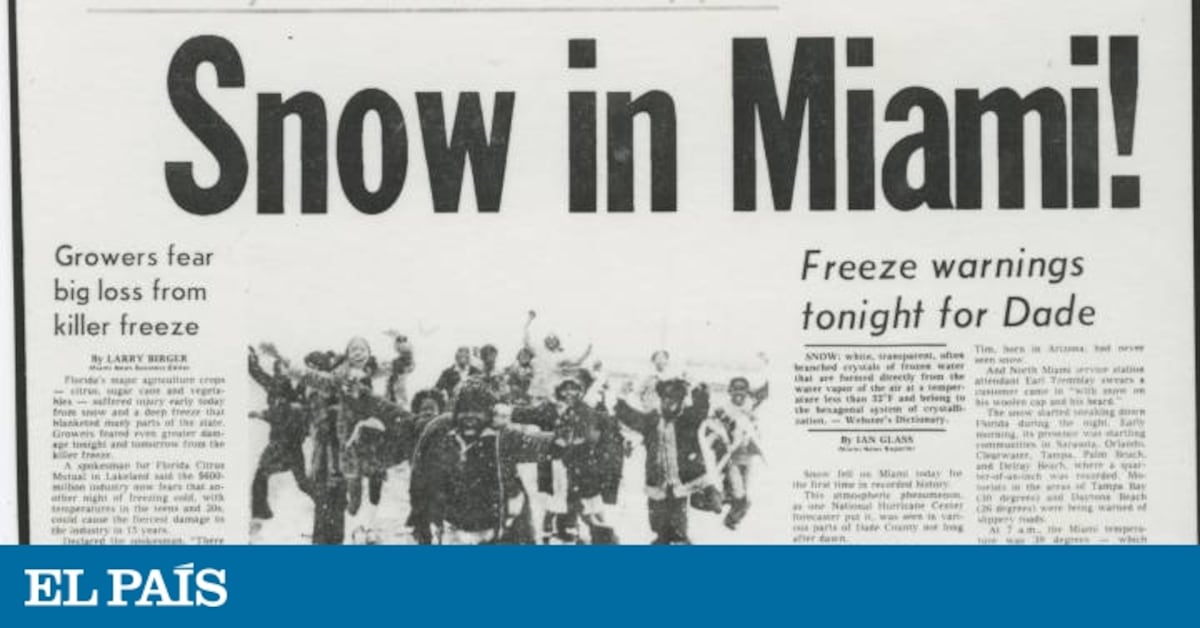 El día que nevó en Miami | Estados Unidos | EL PAÍS