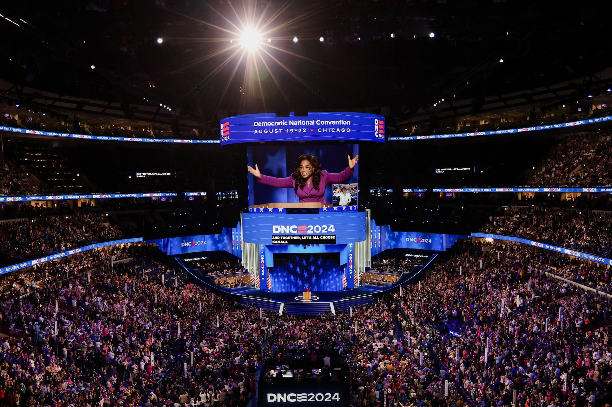 Celebrities for Kamala: Oprah Winfrey, Stevie Wonder and Amanda Gorman ...