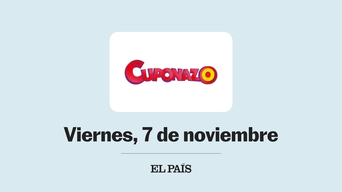 Cuponazo de la ONCE: comprobar sorteo del viernes 7 de noviembre ...