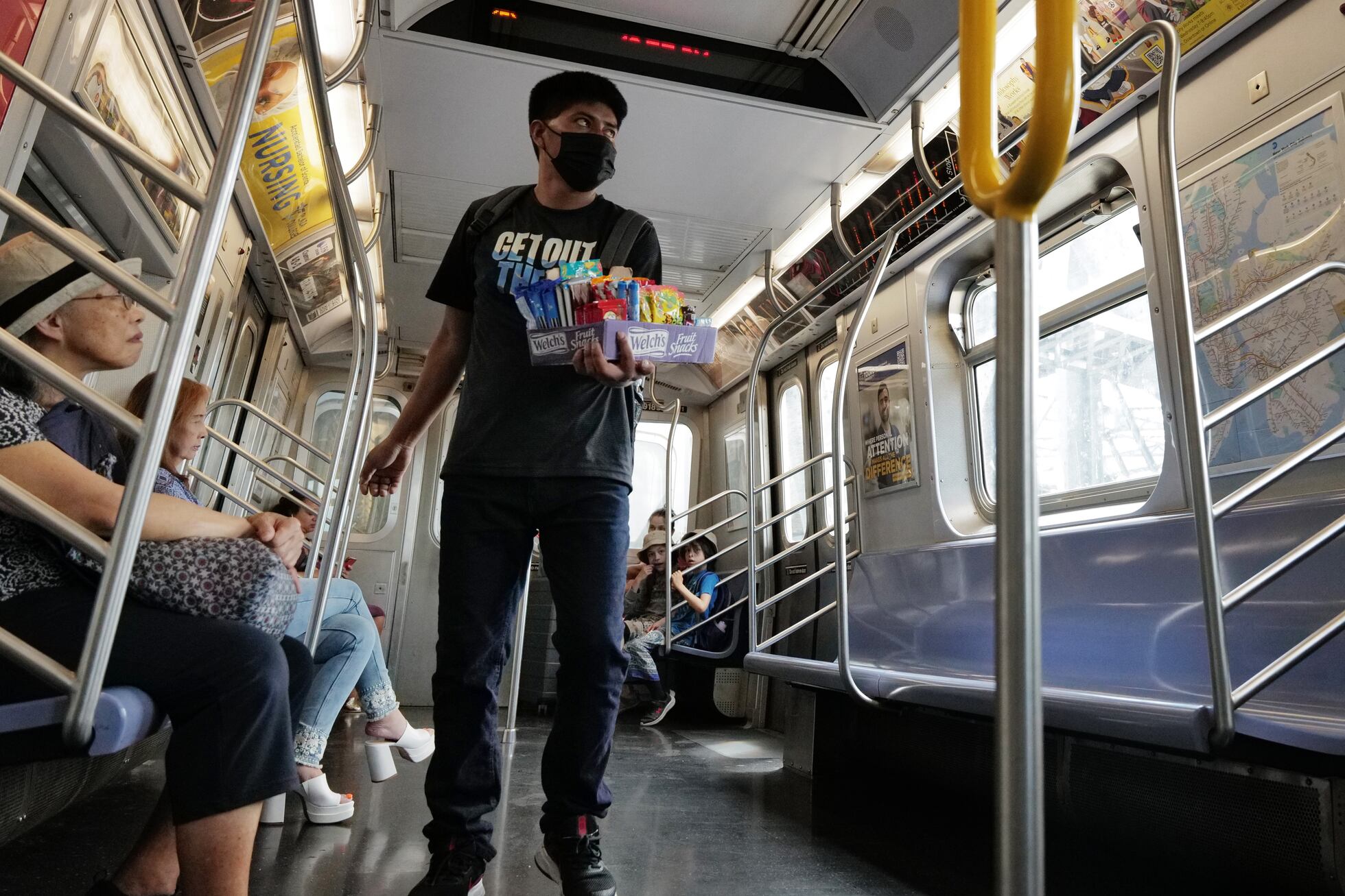 The New York subway fills with street vendors: The only ‘job’ where ...