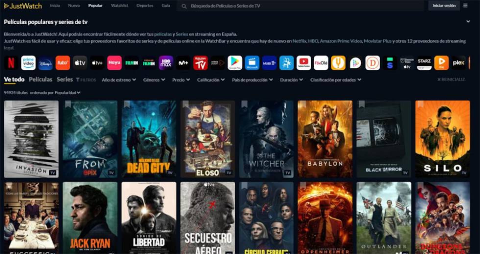 Cómo saber en qué plataforma de streaming puedes ver una película ...