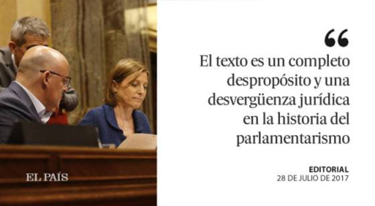 Cataluña: Otro zafio desafío | Opinión | EL PAÍS