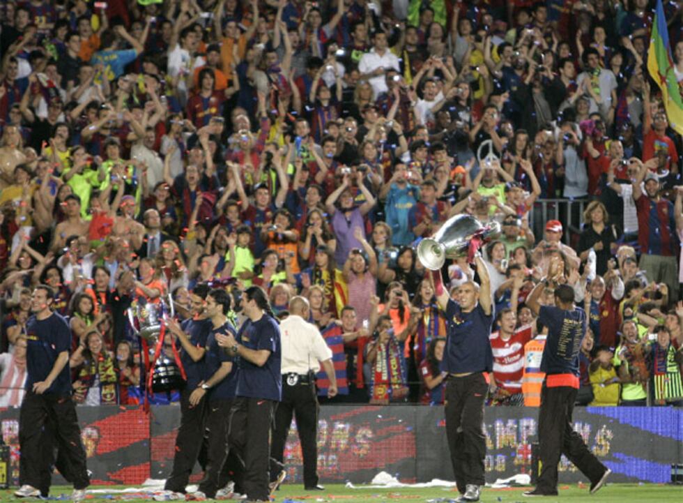El Barça celebra el triplete | Fotos | Fotos | EL PAÍS