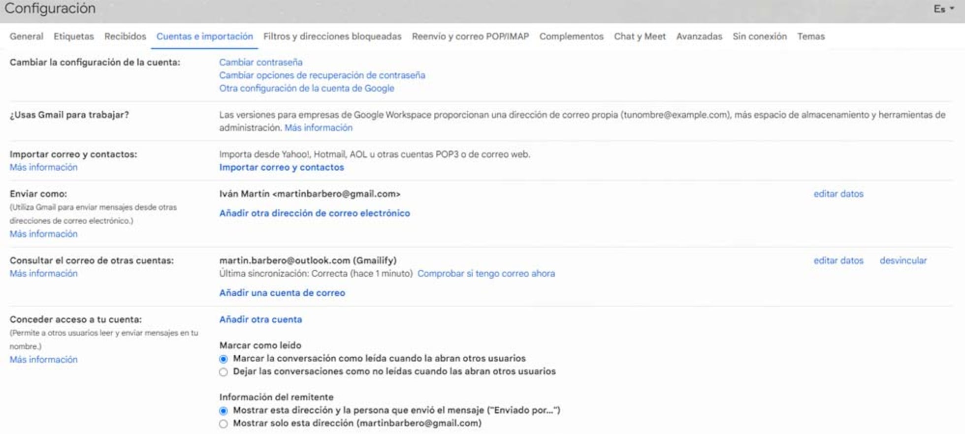 Cómo transferir correos de una cuenta de Gmail a otra de forma sencilla ...