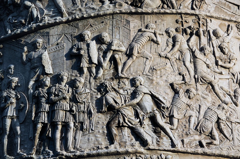 Trajan, the Roman emperor who fought the Dacians and Parthians ...