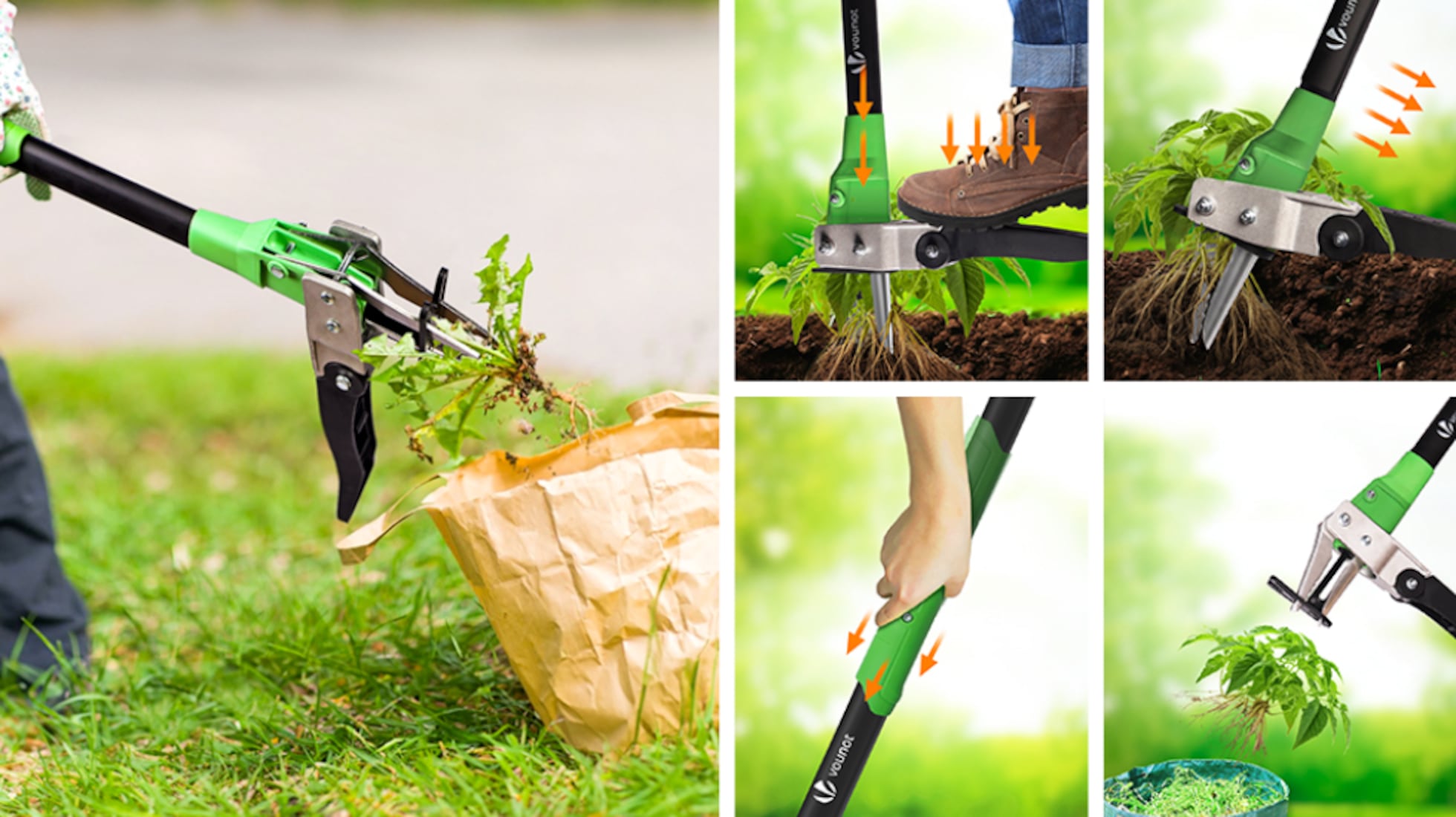 El extractor de malas hierbas que deja impecable el jardín en tiempo ...
