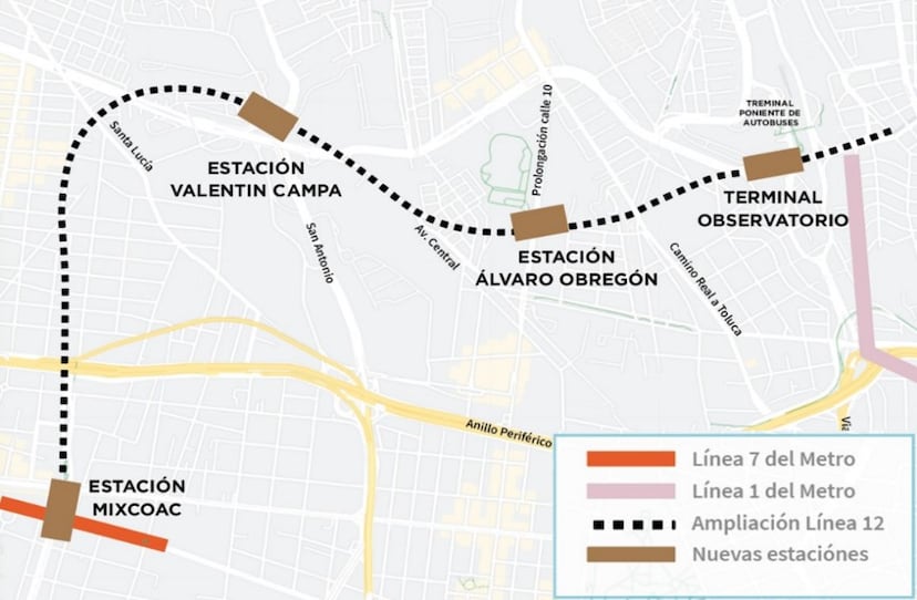 Línea 12 del Metro: fecha de reapertura del tramo elevado y el plan de ...