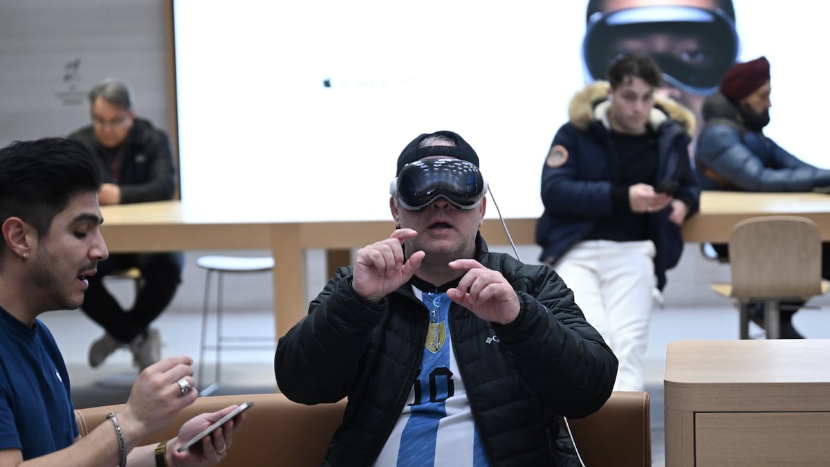 Testing the Apple Vision Pro spatial computing headset | Technology ...