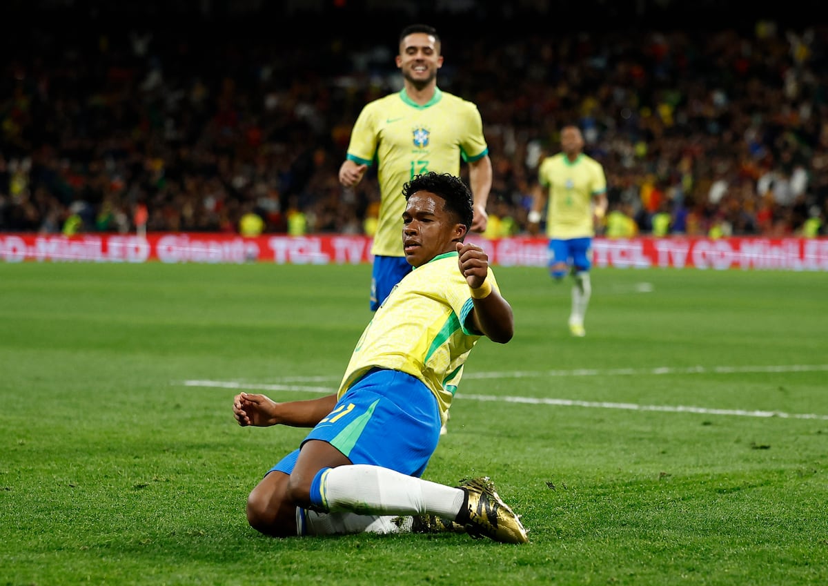 Endrick and the unfulfilled dream of a father who cleaned football ...