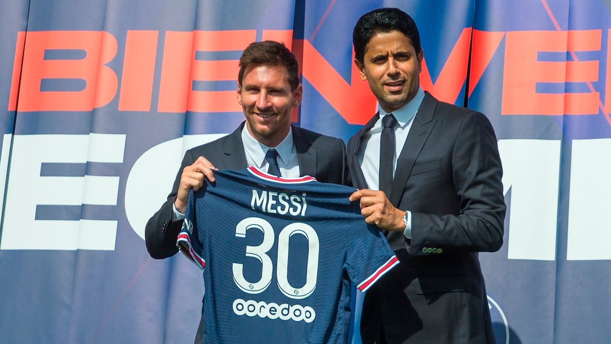 Leo Messi ao ser apresentado no PSG: “Sair do Barcelona foi duro, mas ...