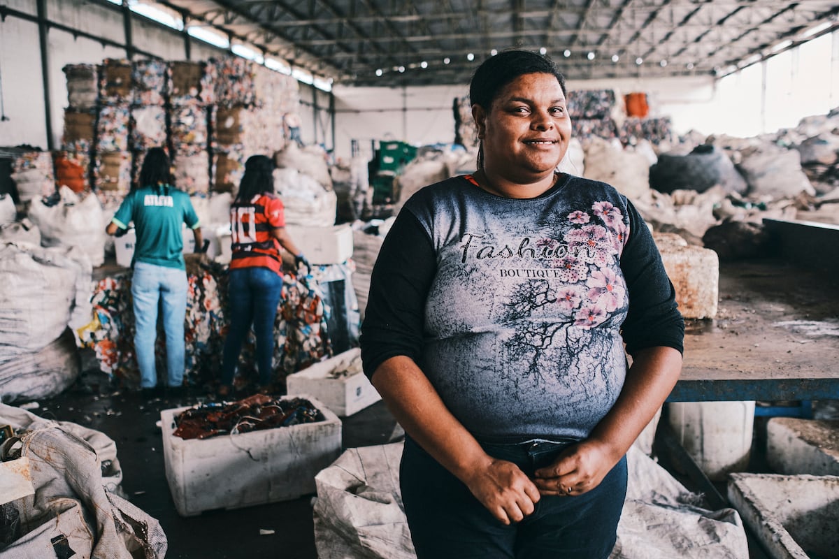 Aline Sousa, the Brazilian recycler who put the presidential sash on ...