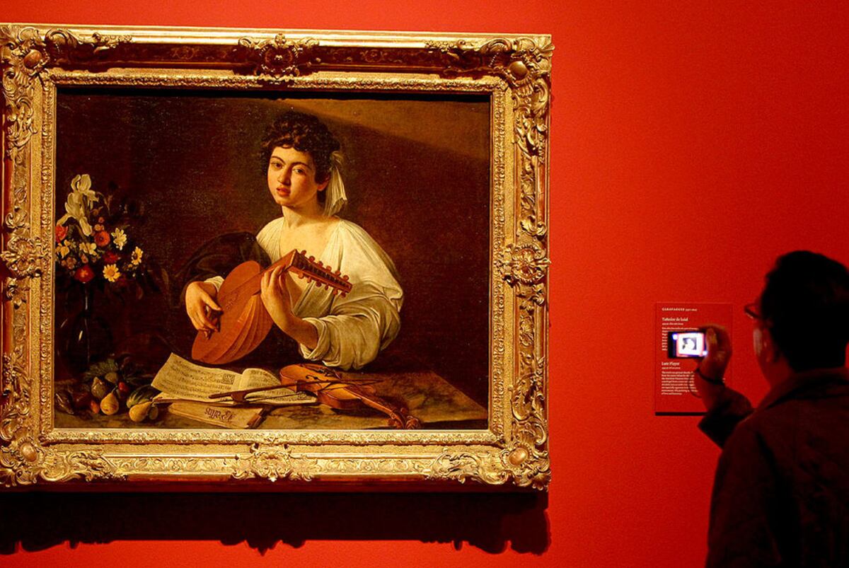 'Tañedor de laúd' (1595-1596), de Michelangelo Merisi da Caravaggio ...
