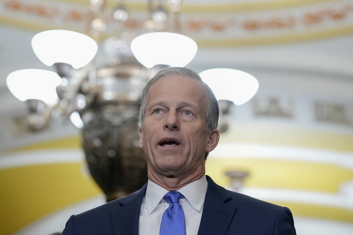 South Dakota Sen. John Thune jumps into race to succeed McConnell as ...