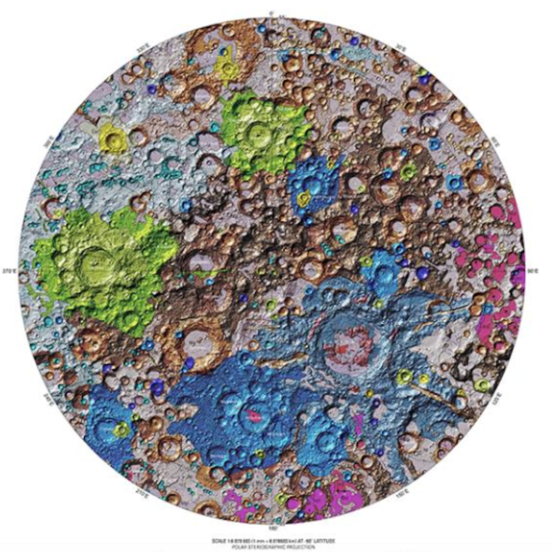 El mapa más detallado para explorar la Luna | Ciencia | EL PAÍS