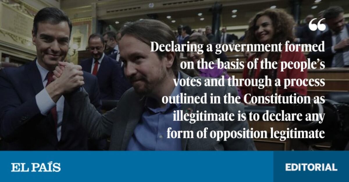 Government in Spain: A legitimate government | Catalonia | Spain | EL ...
