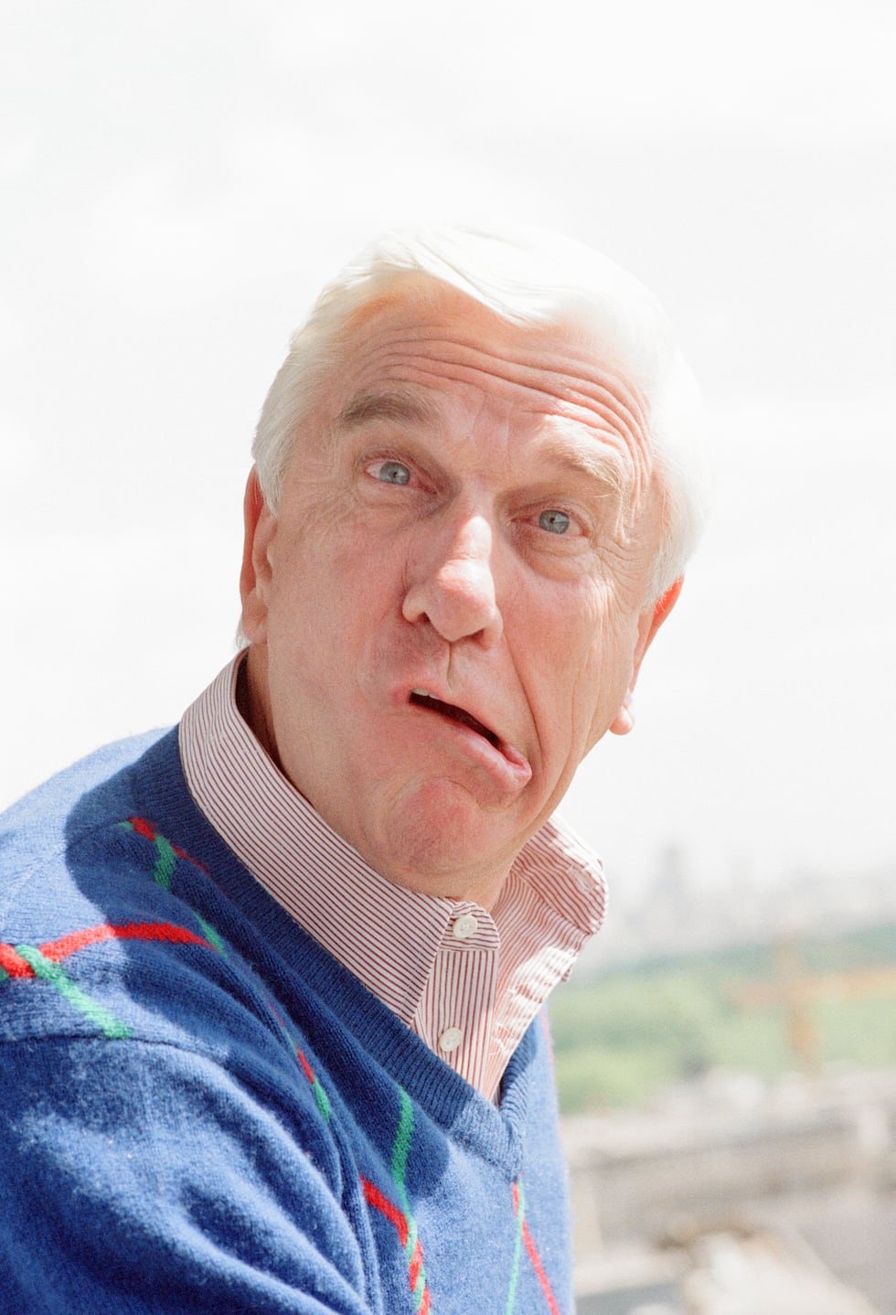 The late-blooming success of Leslie Nielsen, the great comedian who ...