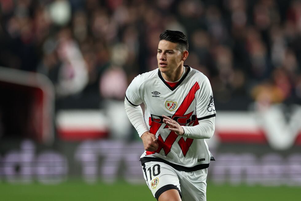 James Rodríguez rescinde su contrato con el Rayo Vallecano y queda como ...