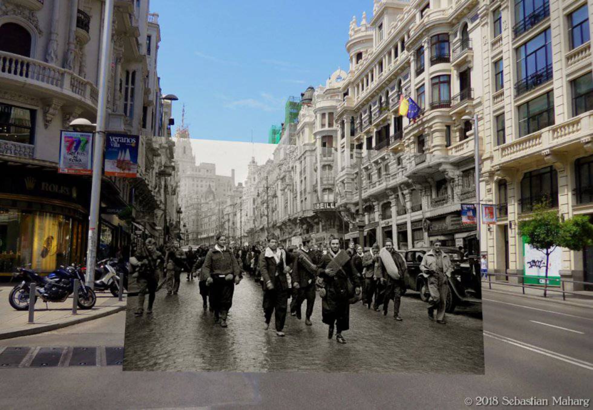 Spanish Civil War: Fitting Civil War photos into images of modern-day ...