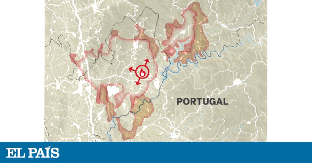 Incendio en Portugal: Evolución de los incendios forestales en Pedrógão ...