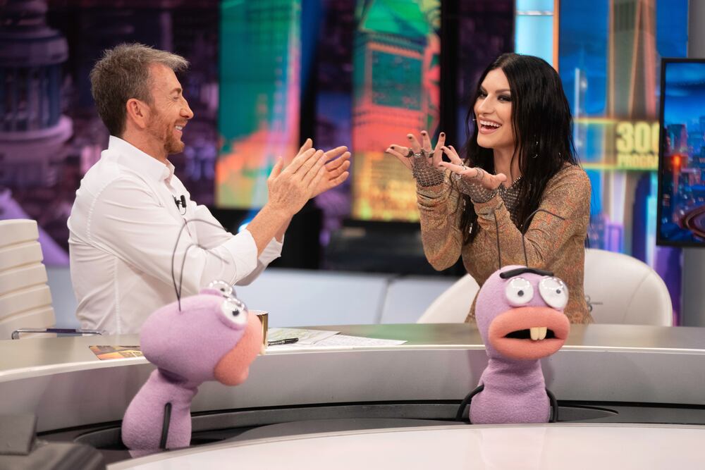 Laura Pausini en el programa 3.000 de ‘El hormiguero’: la charanga de ...