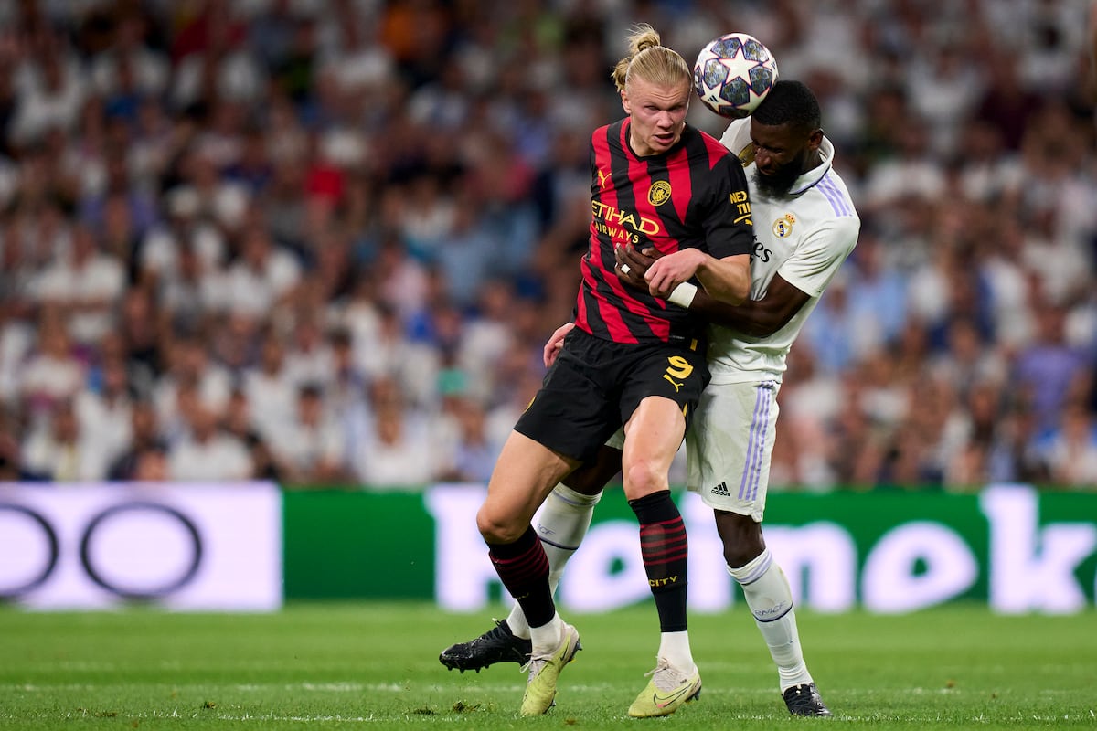 Rüdiger regresa a la batalla con Haaland que impulsó su salto en el ...