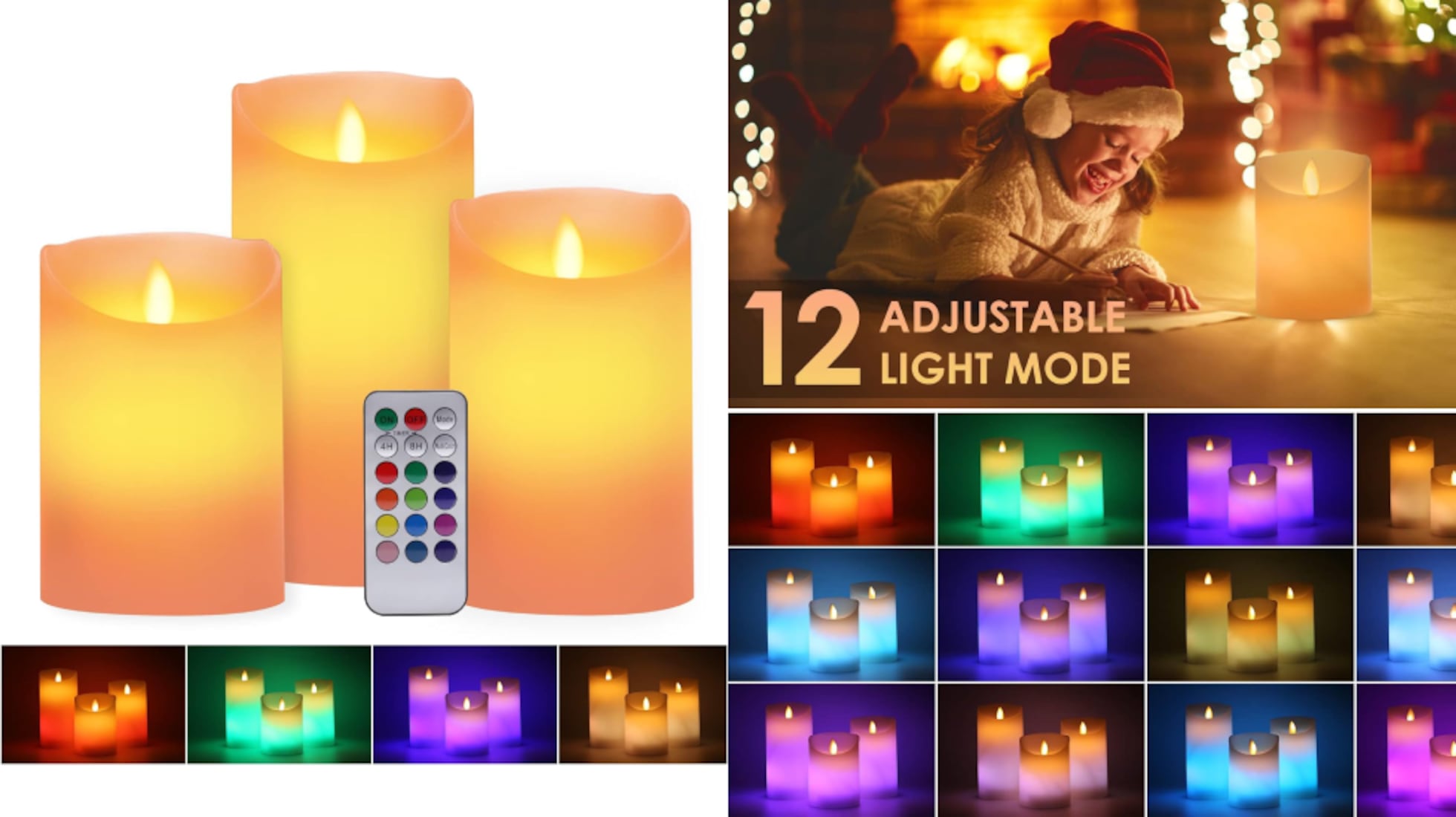 Velas led con efecto llama: las más decorativas para cada rincón ...