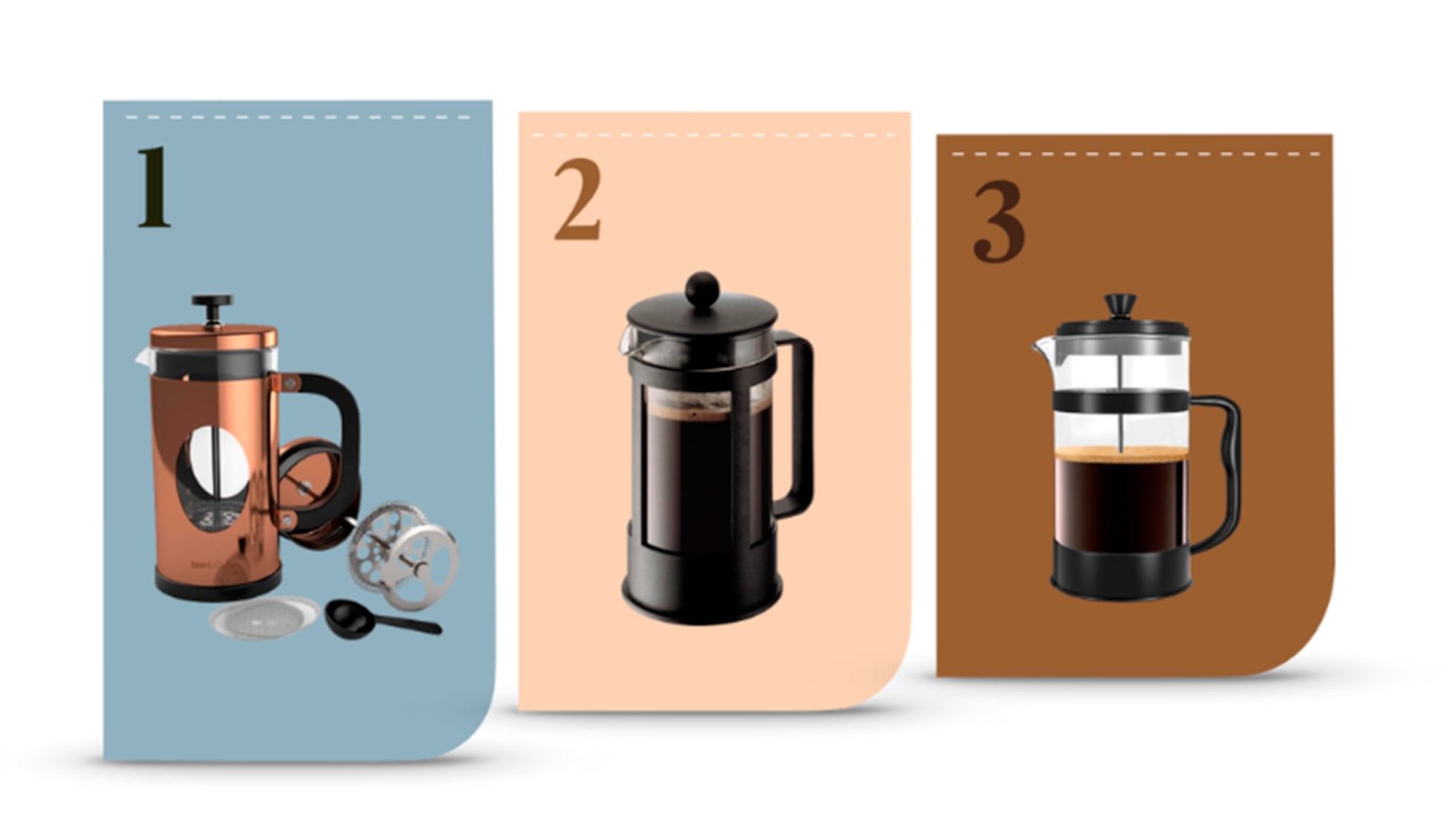 Probamos cuatro cafeteras francesas de émbolo para decirte cuál hace el ...