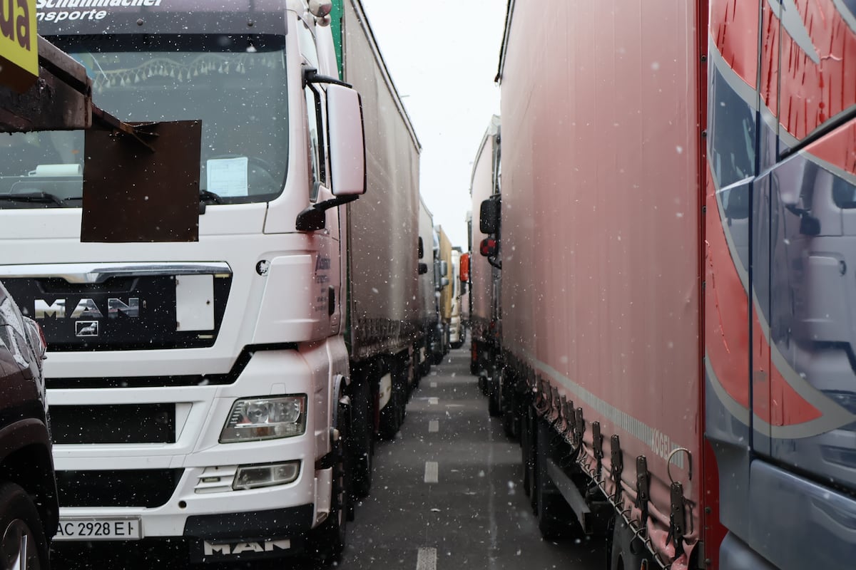 Poland is encouraging truckers and farmers to block thousands of ...