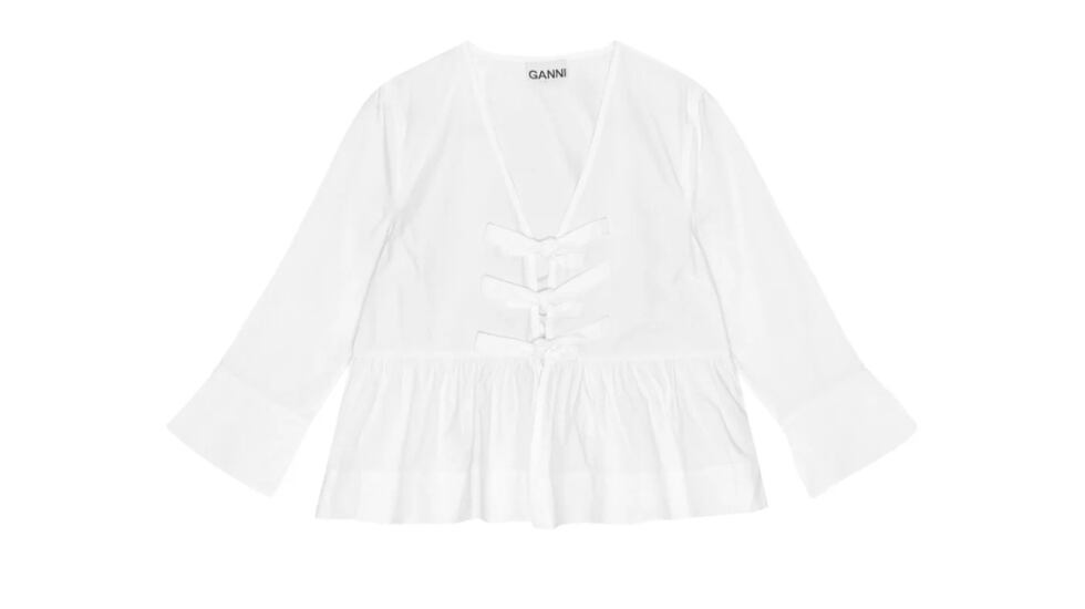 ‘Blusas Copenhague’ con lazos en el escote: la prenda viral que ...