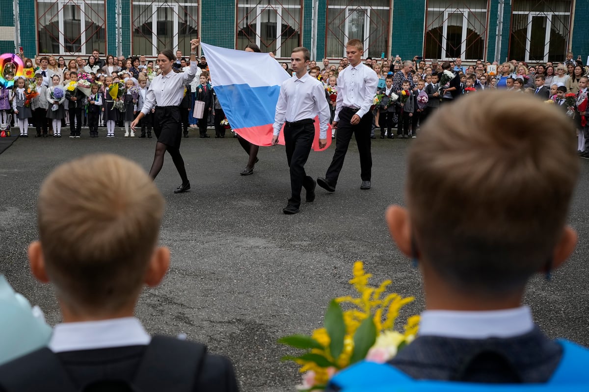 Russian students are returning to school, where they face new lessons ...
