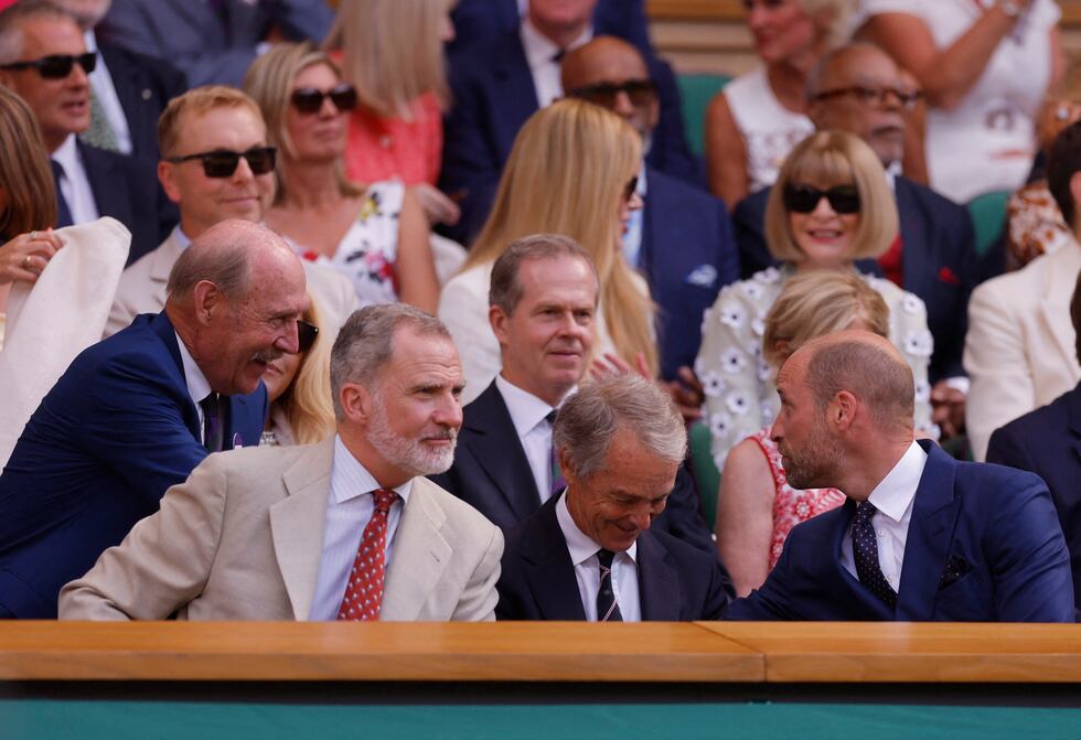 Felipe VI, Kate Middleton, actores y leyendas del tenis, testigos del ...