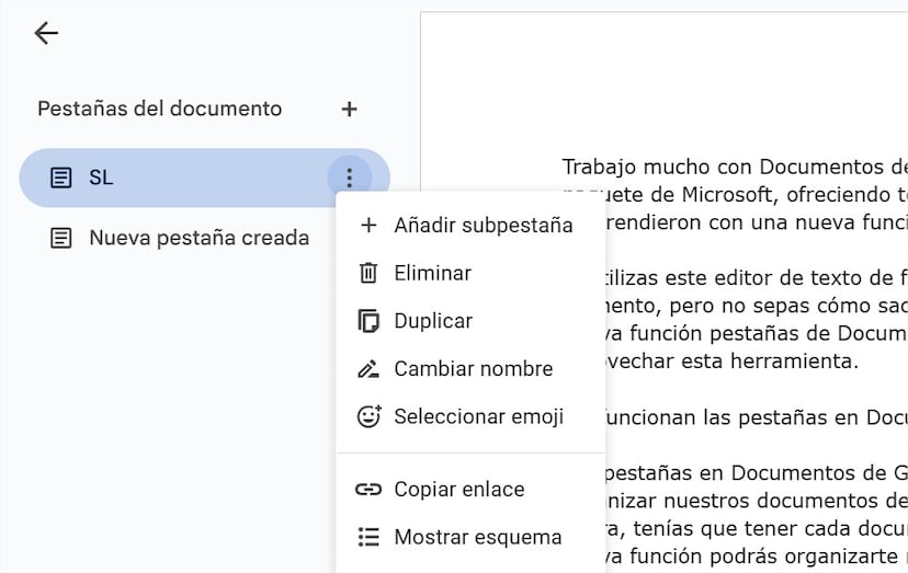 Cómo usar las nuevas pestañas de Documentos de Google | Lifestyle | SmartLife | Cinco Días