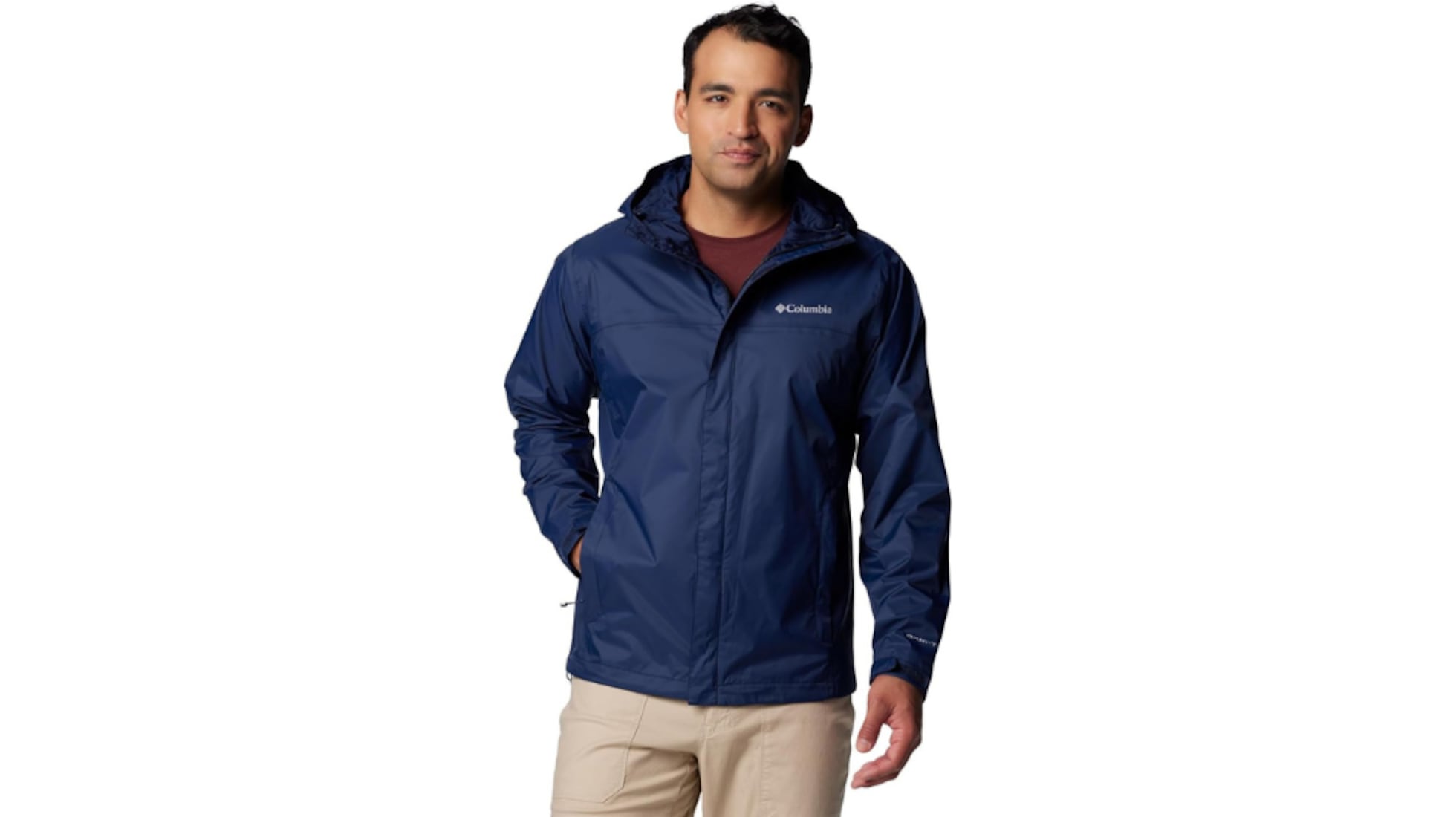 Adiós a a la lluvia con esta chaqueta impermeable Columbia para hombre ...
