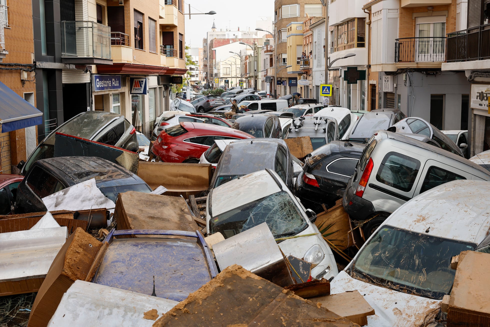 Las calles de Sedaví (Valencia) que han dado la vuelta al mundo tras el ...
