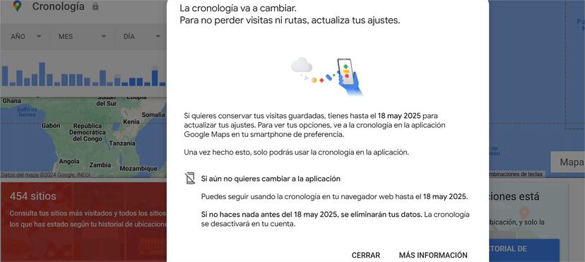 Cómo guardar tu cronología de Google paso a paso | Lifestyle ...