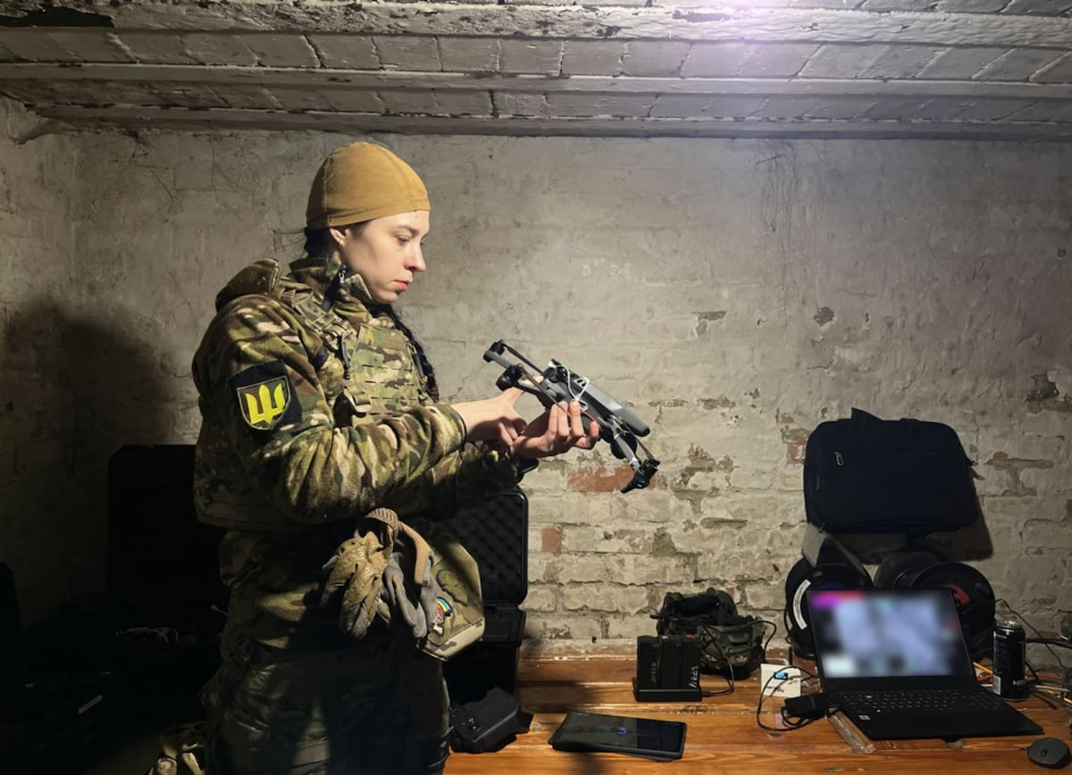 Misión nocturna con una brigada ucrania que opera drones bomba en el ...