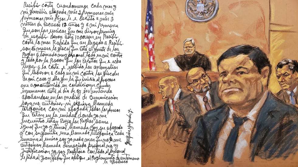 El Chapo plays his last cards from prison: ‘The inefficiency of my ...