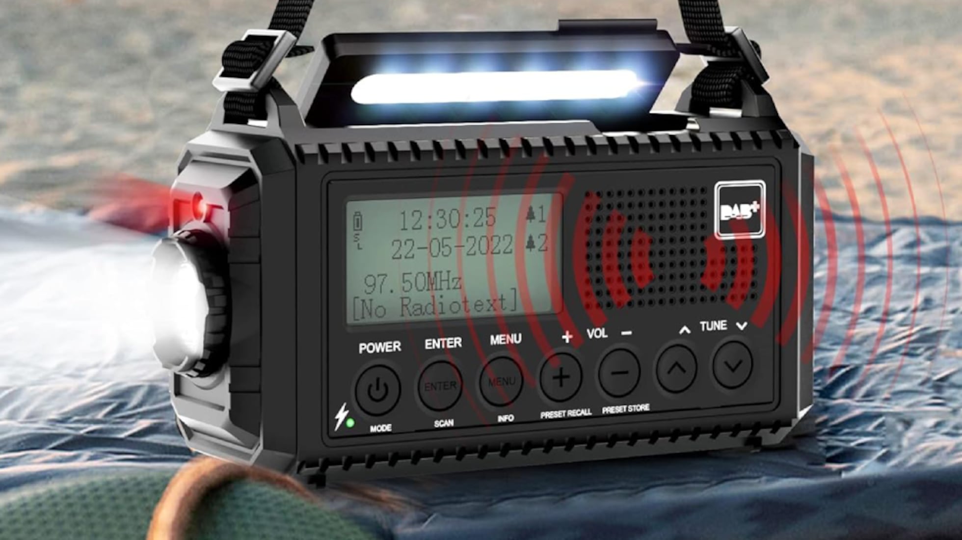 La radio multiusos con panel solar que te mantendrá informado tras un ...