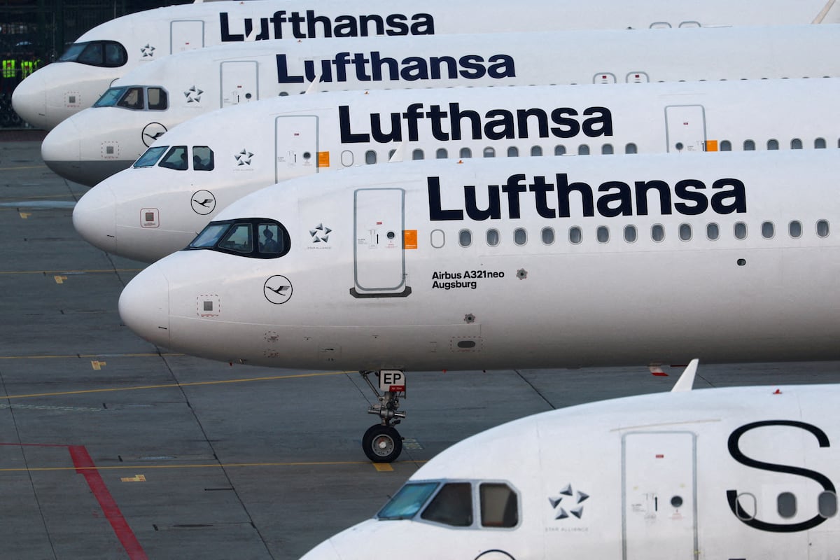 Lufthansa planea eliminar 100 rutas domésticas en Alemania por las ...