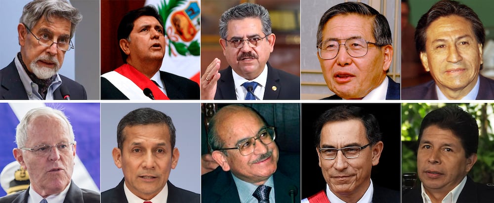 10 presidents of Peru, more than 20 years of instability ...