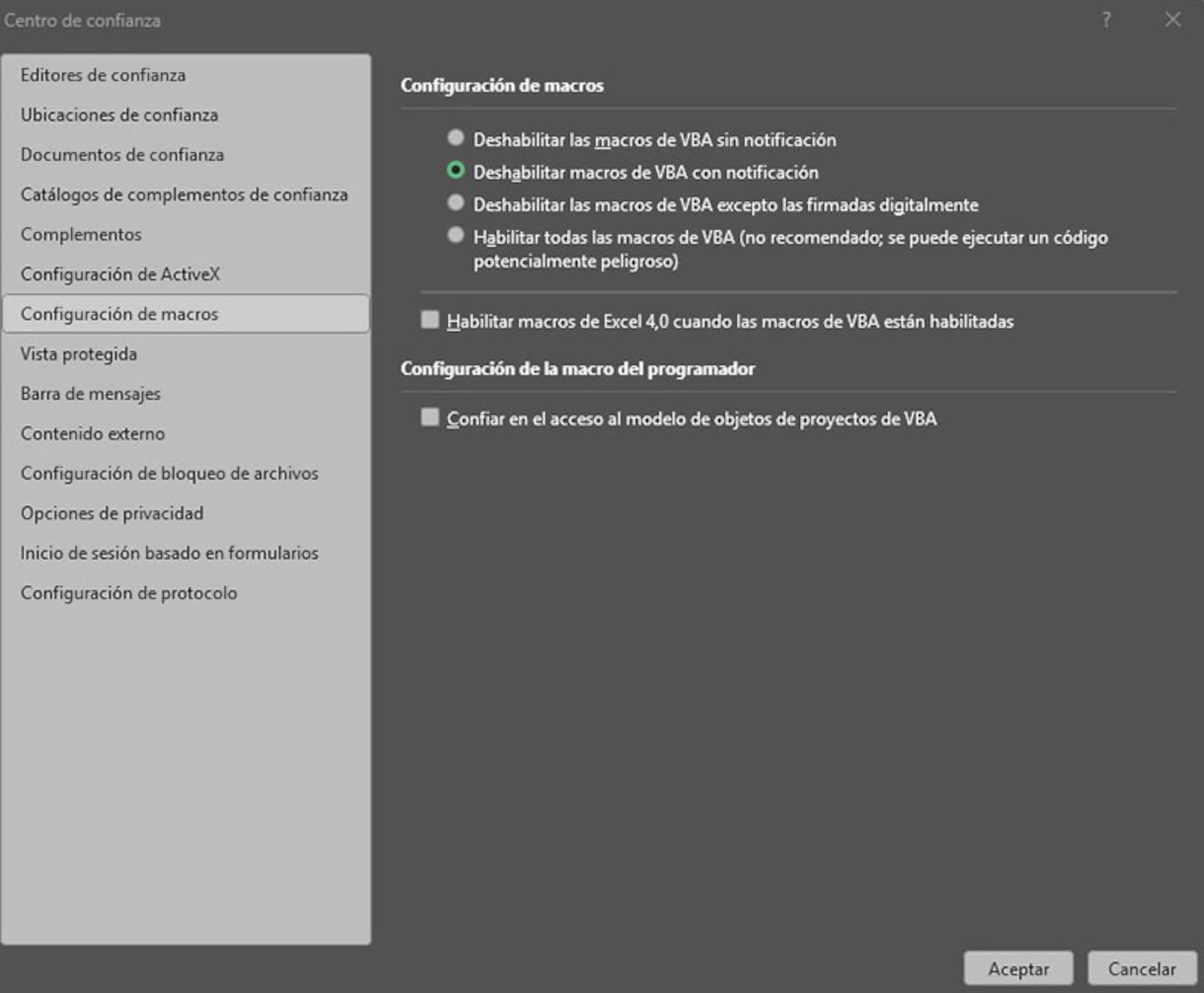 Cómo activar las macros en Excel utilizando ordenadores con Windows 11 ...